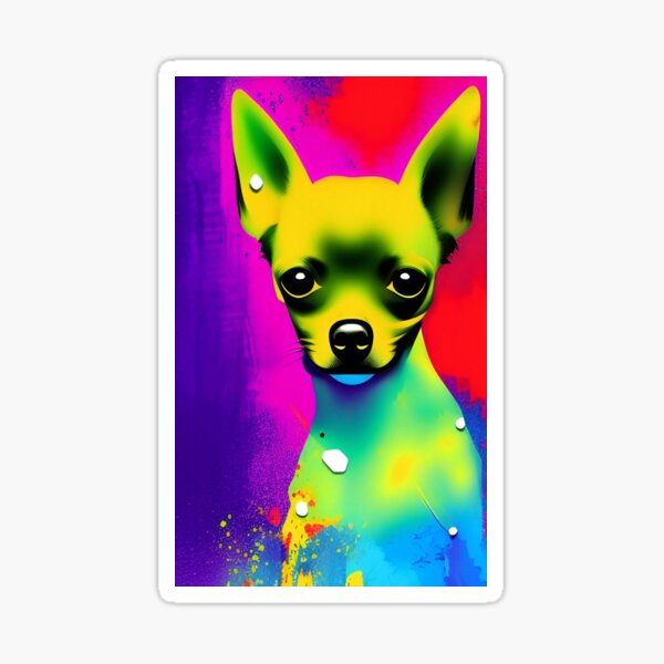 "Chihuahua" Sticker for Sale by nowIAMAI | Redbubble