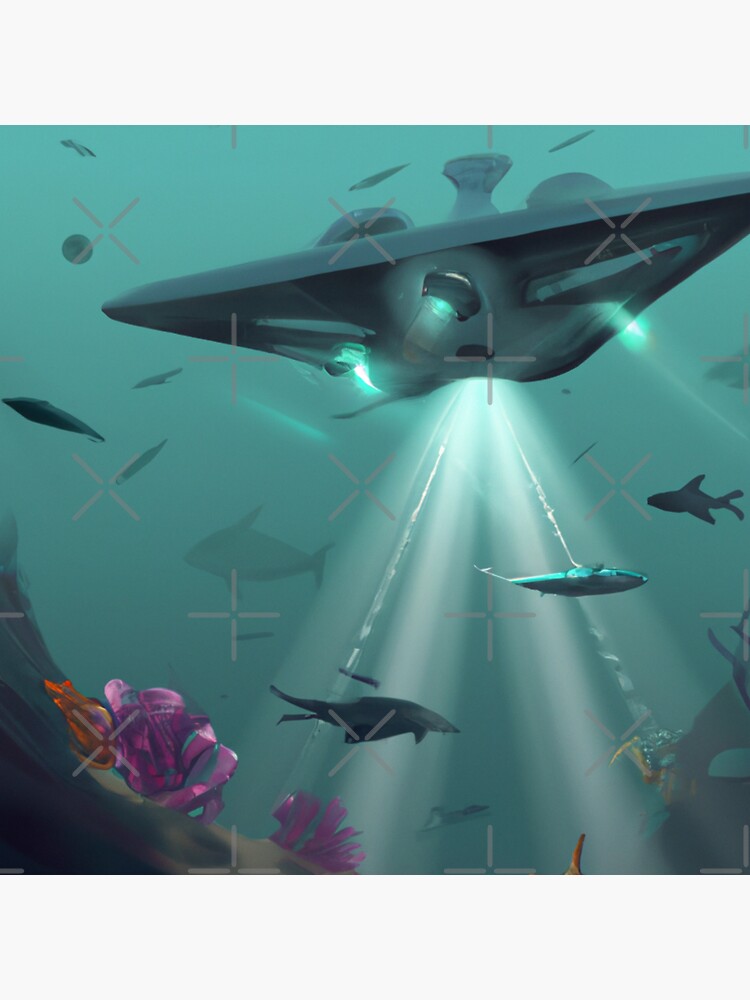 "Alien plane - Mysterious Underwater Encounter - Alien Plane and Fish ...