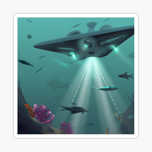 "Alien plane - Mysterious Underwater Encounter - Alien Plane and Fish ...