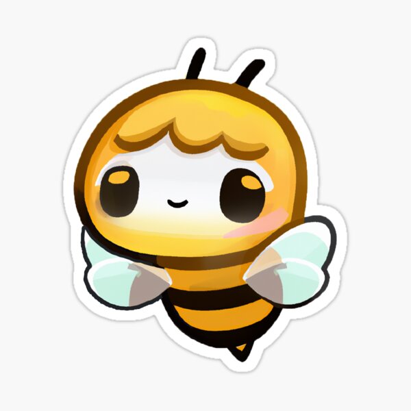 "Cute Chibi Anime Bumble Bee Illustration - Charming Adorable Bug ...