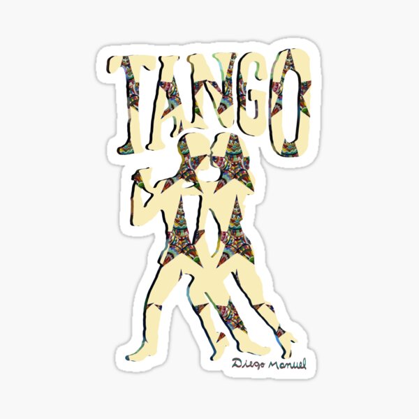 "Tango" Sticker for Sale by diegomanuel | Redbubble