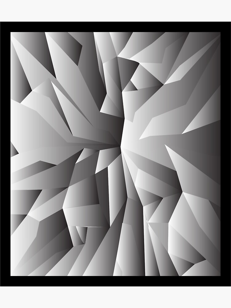 "Shattered Frame Illustration " Sticker for Sale by SgroiBoiKoi | Redbubble