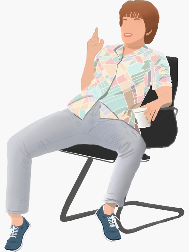 "Ms. Rafferty Kate McKinnon SNL" Sticker for Sale by kate-klarke ...