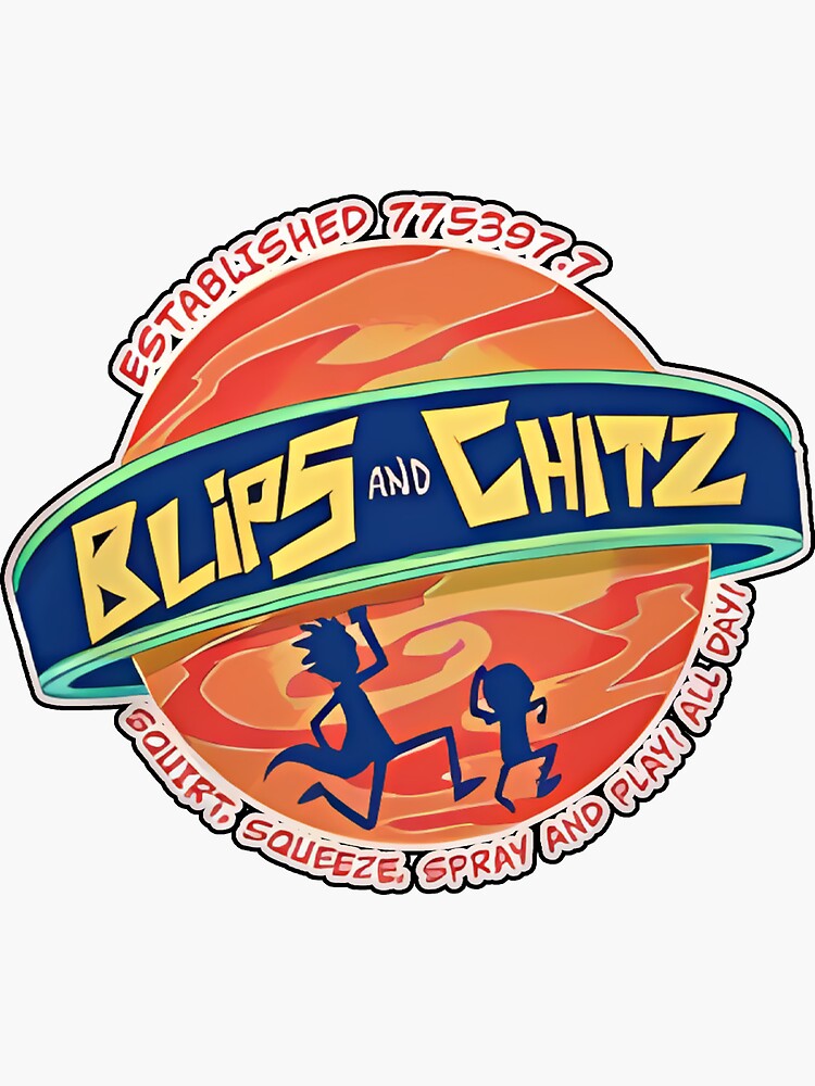 "Blips Chitz | Funny | Cartoon | Memes | Rick and Morty | Stickers | t ...