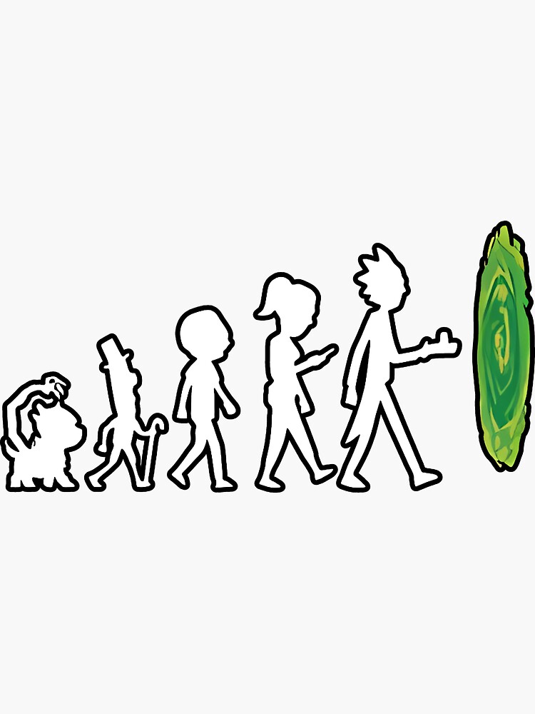 "Rick Portal Silhouette | Funny | Cartoon | Memes | Rick and Morty ...