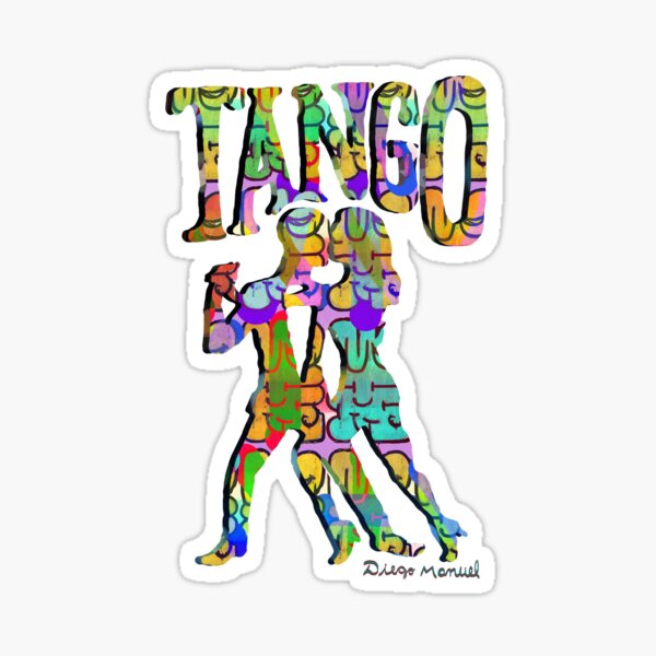 "Tango" Sticker for Sale by diegomanuel | Redbubble