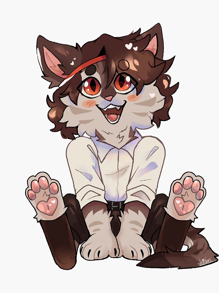 "Chibi Cat Val" Sticker for Sale by Leiden22 | Redbubble