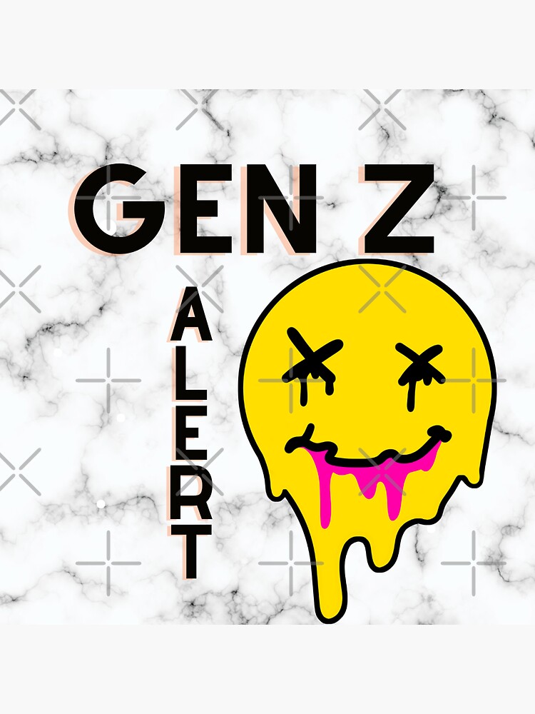 "Gen Z Alert Sticker" Sticker for Sale by ArtlyStudios | Redbubble