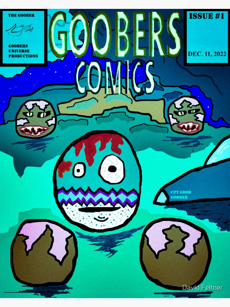 Pegatina «Goobers Comics Portada Número 1» de Davidef3 | Redbubble