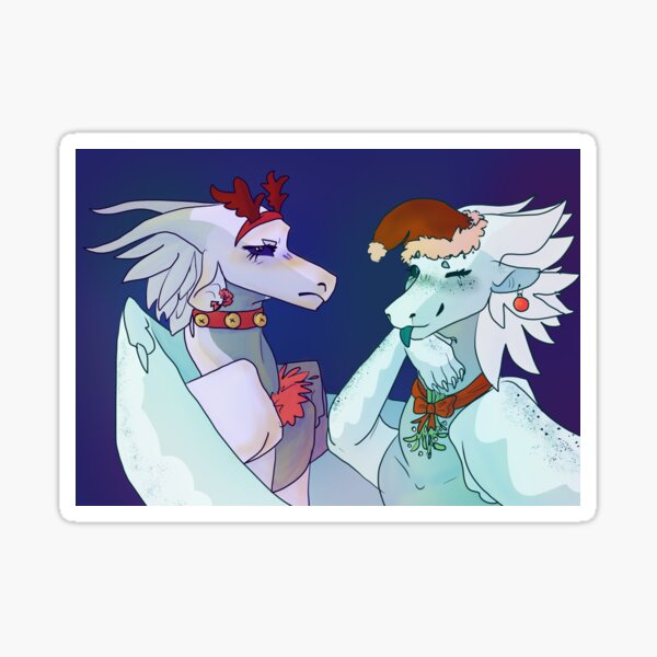 "Lynx and Snowfall- Merry Christmas" Sticker for Sale by Laclover ...