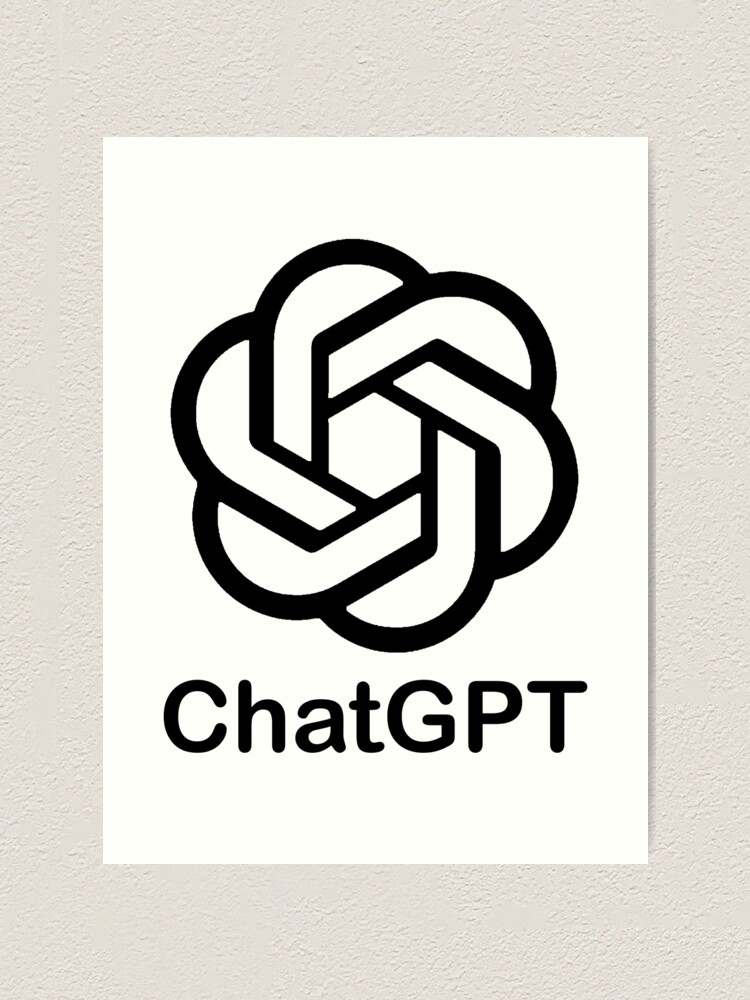 "ChatGPT Logo" Art Print for Sale by haruudu | Redbubble