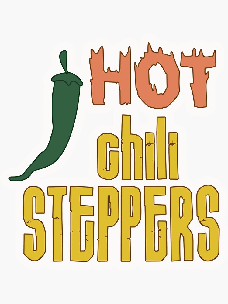 "hot chili steppers" Sticker for Sale by ITKM | Redbubble