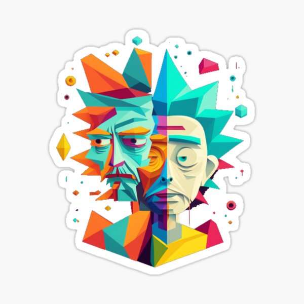 "Sad Rick from Rick And Morty Adult Swim" Sticker for Sale by ...