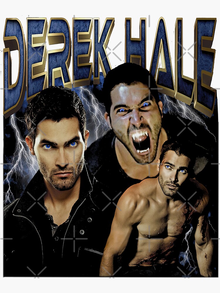 "Derek Hale Retro Style" Sticker for Sale by vgpro | Redbubble