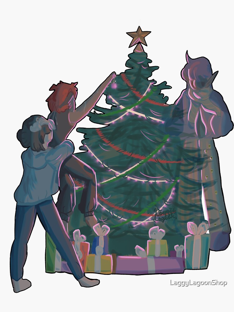 "JRWI: it's a pd christmas" Sticker for Sale by LaggyLagoonShop | Redbubble