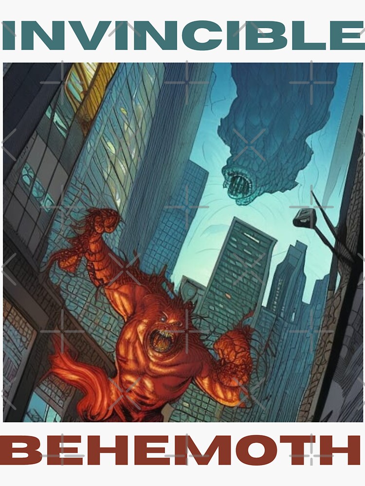 " Invincible Behemoth" Sticker for Sale by NitroStreetwear | Redbubble