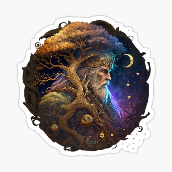 "Celestial Odin, Tree of life" Sticker for Sale by Joshieboy1992 ...