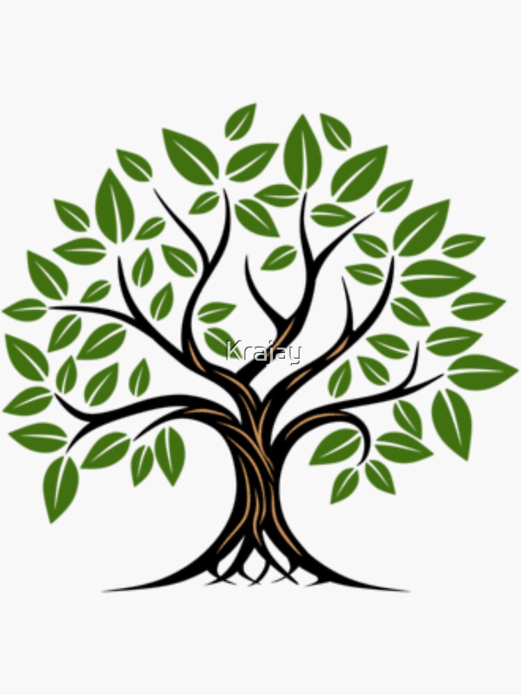 "Kalpavriksha-Wishing tree" Sticker for Sale by Krajay | Redbubble