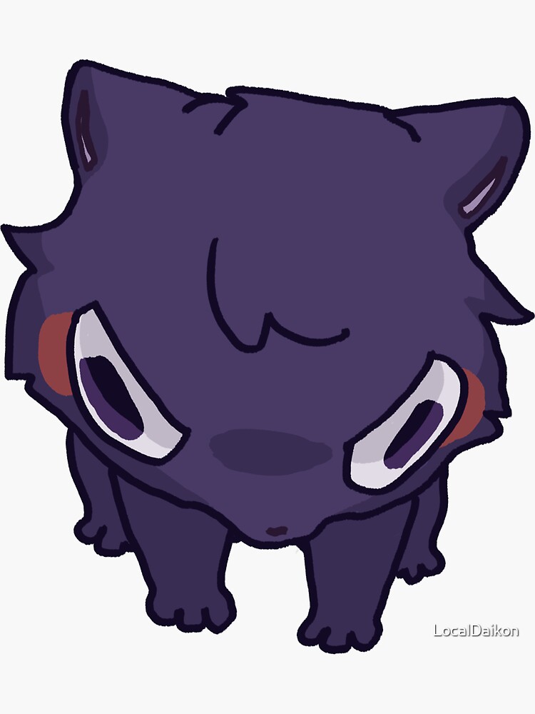 "Scaramouche Cat" Sticker for Sale by LocalDaikon | Redbubble