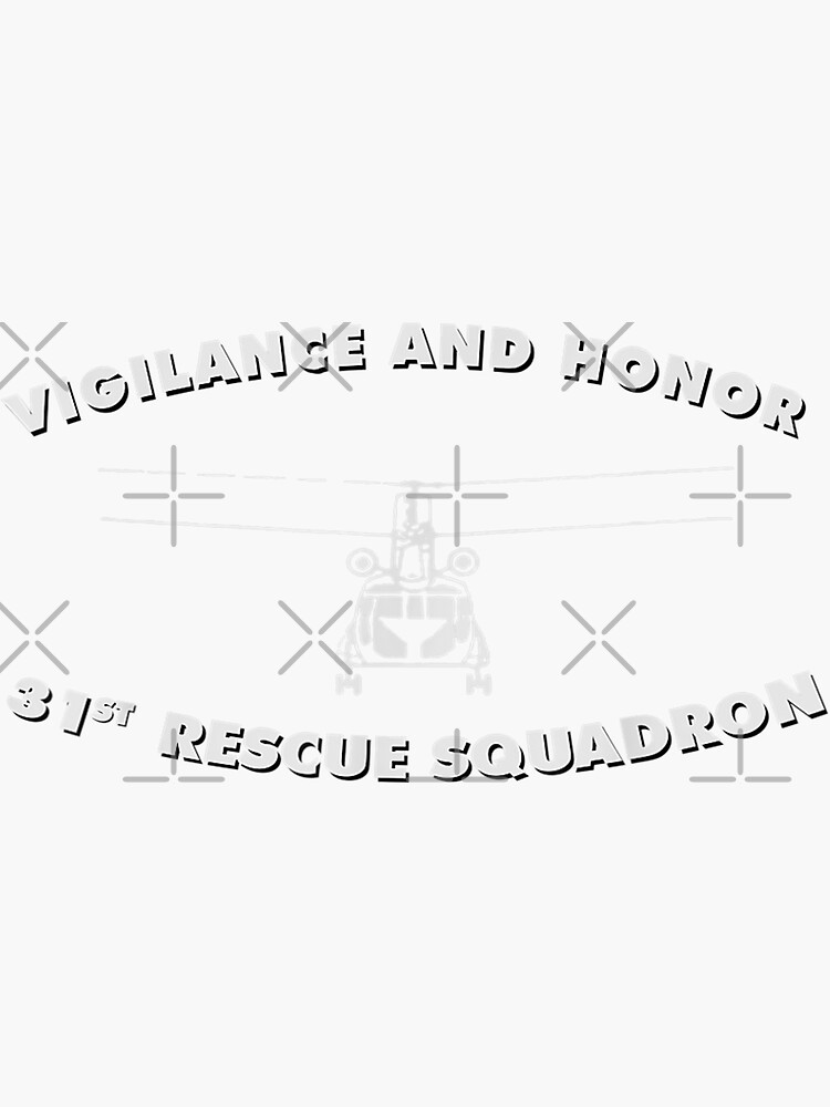 "31st Rescue Squadron Ch-47 Chinook Helicopter" Sticker for Sale by ...