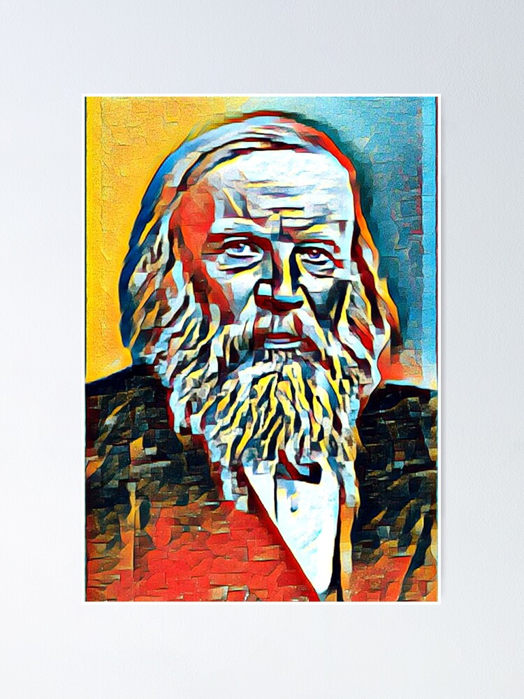 "Dmitri Mendeleev Artwork | Dmitri Mendeleev Portrait | Dmitri ...