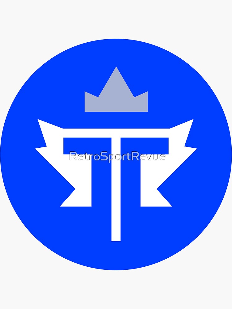 "Retro Toronto Hockey Logo Sticker" Sticker for Sale by RetroSportRevue ...