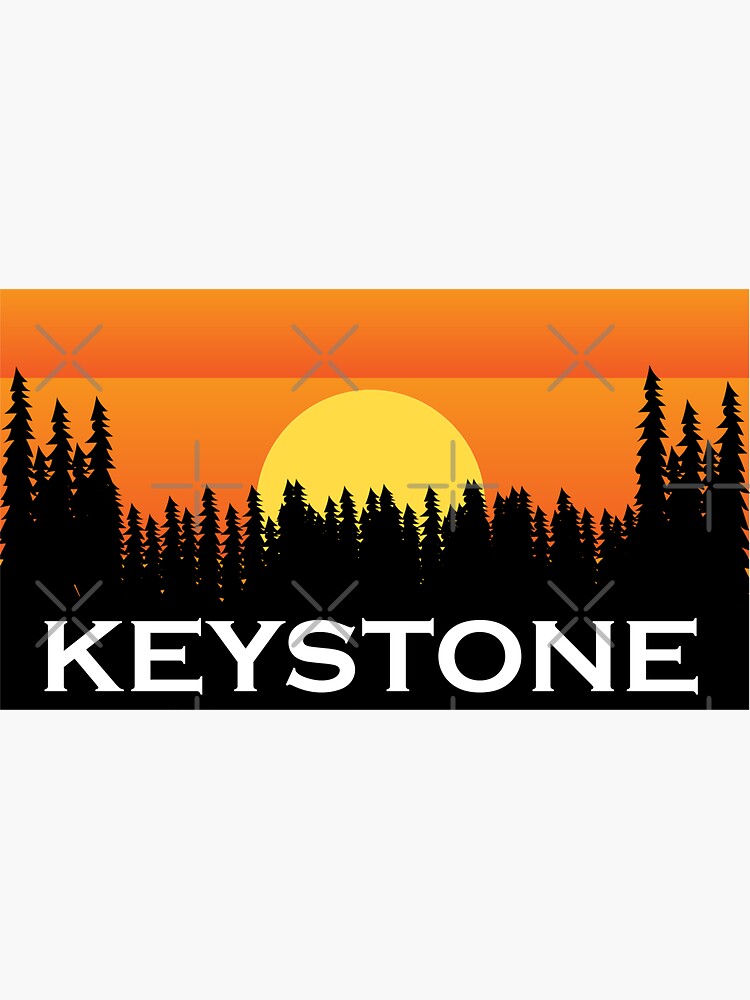 "Keystone Resort" Sticker for Sale by manmayacool12 | Redbubble