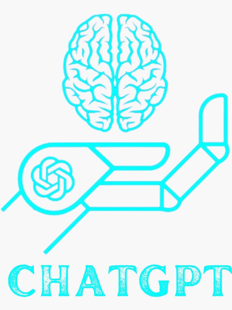 "ChatGPT" Sticker for Sale by sweary12 | Redbubble
