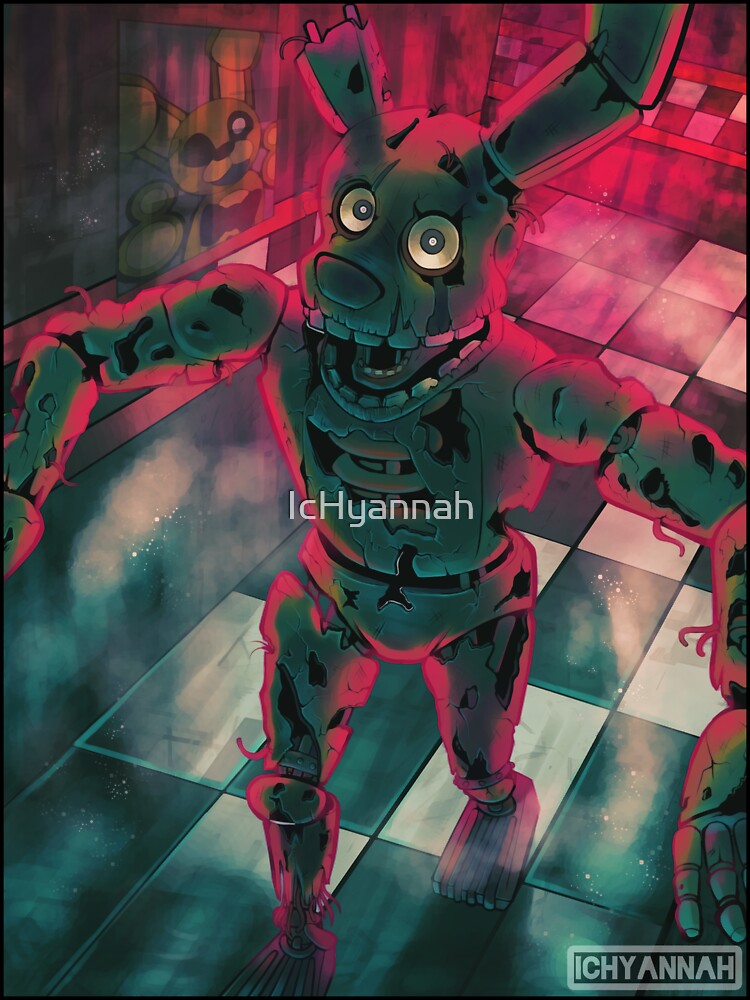 "Springtrap" Sticker for Sale by IcHyannah | Redbubble