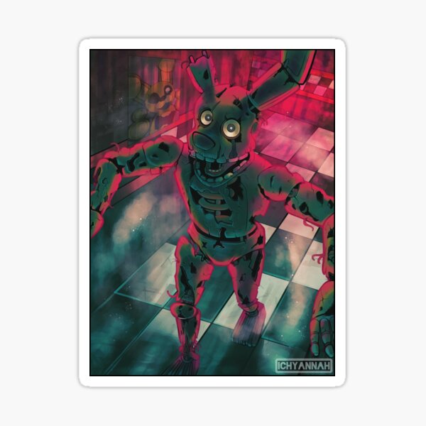 "Springtrap" Sticker for Sale by IcHyannah | Redbubble