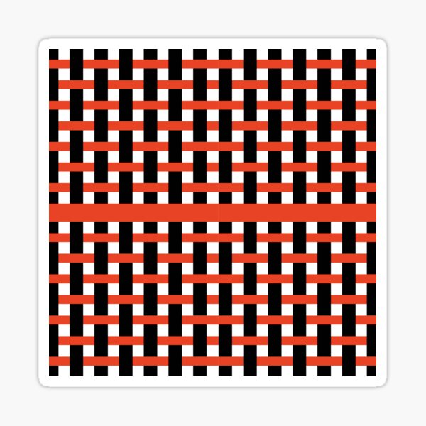 "Basket Weave Pattern" Sticker for Sale by risingrocket | Redbubble
