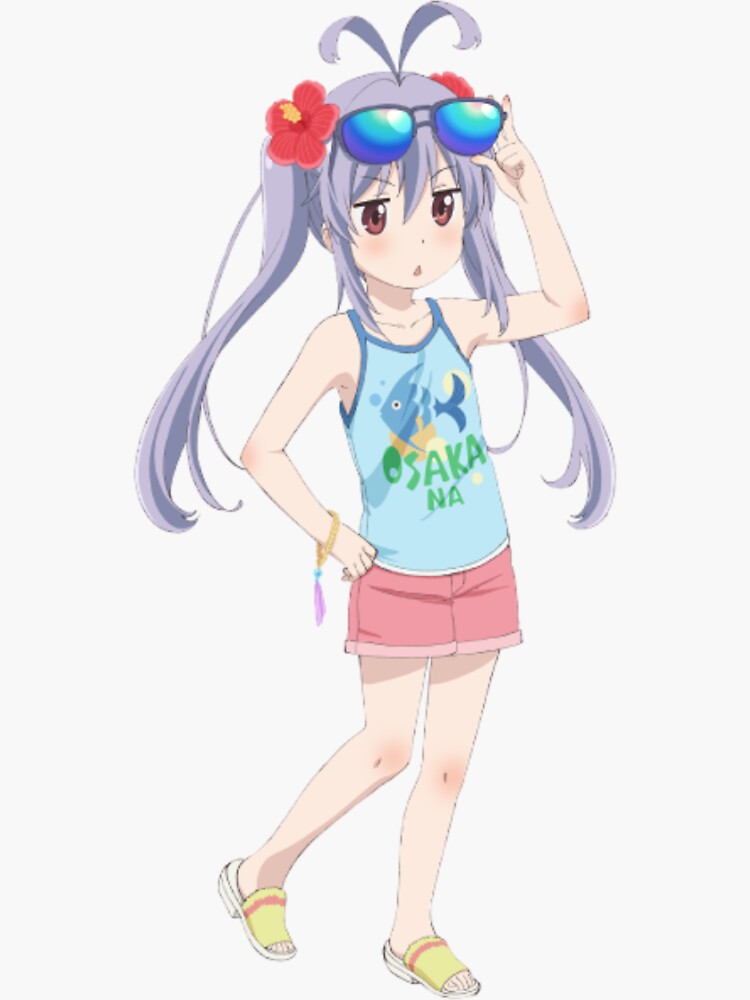 "Non Non Biyori - Vacation - Miyauchi Renge" Sticker for Sale by ...