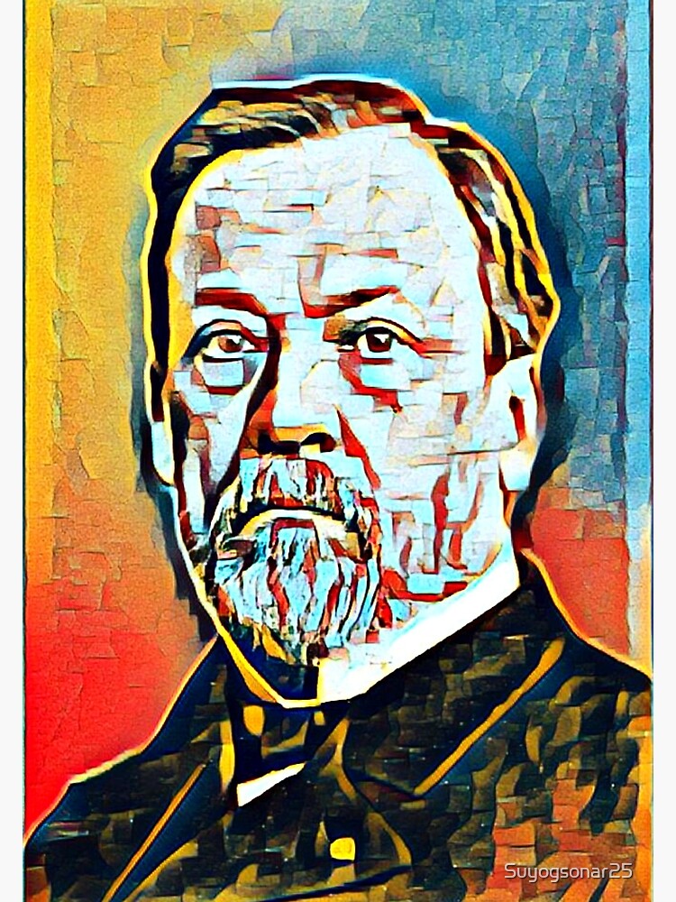 "Louis Pasteur Artwork | Louis Pasteur Portrait | Louis Pasteur Wall ...