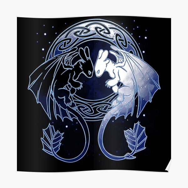 "Night Fury - HTTYD - Toothless" Poster for Sale by FantasyKings ...