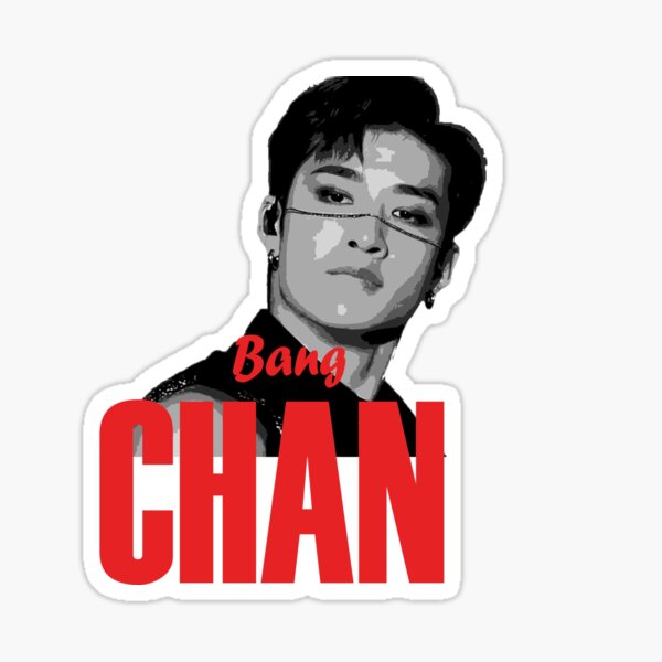 "Bang Chan" Sticker for Sale by diezitrones | Redbubble