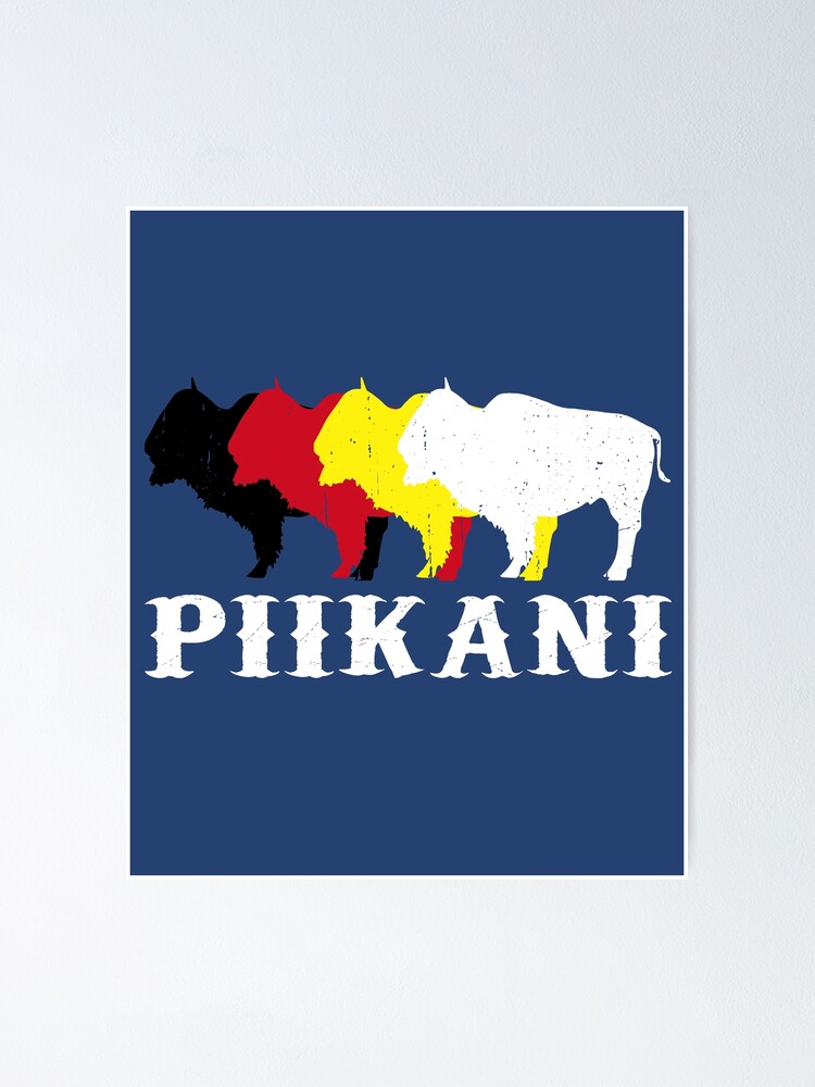 "Piikani Blackfeet Tribe Peigan Nation Native Indians" Poster for Sale ...