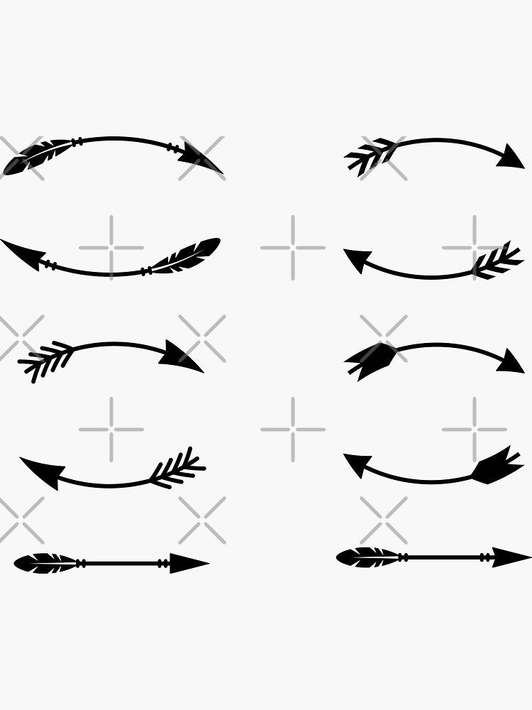 "Arrows Stickers Pack" Sticker for Sale by DesignGoodStore | Redbubble