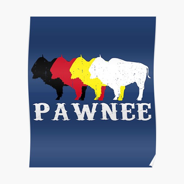 Póster «Nación de la tribu Pawnee Indios nativos» de MagicBoutique ...