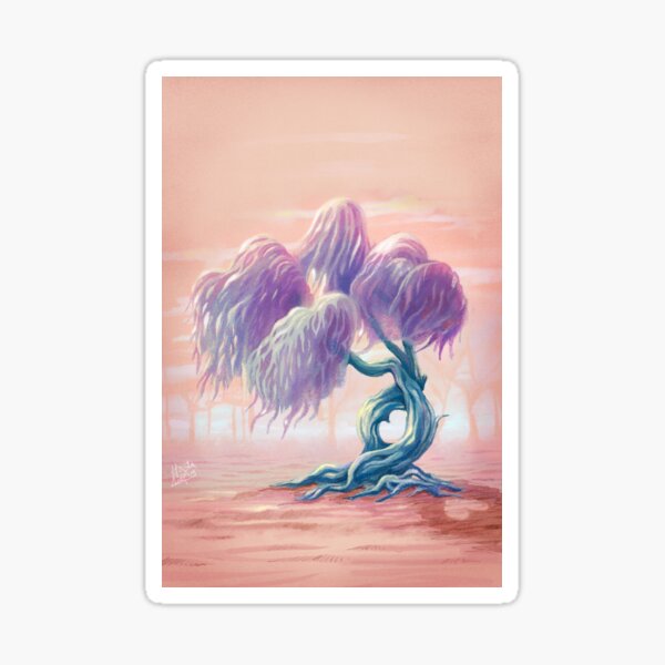 "Love Willow Tree" Sticker for Sale by HodaHefzy | Redbubble