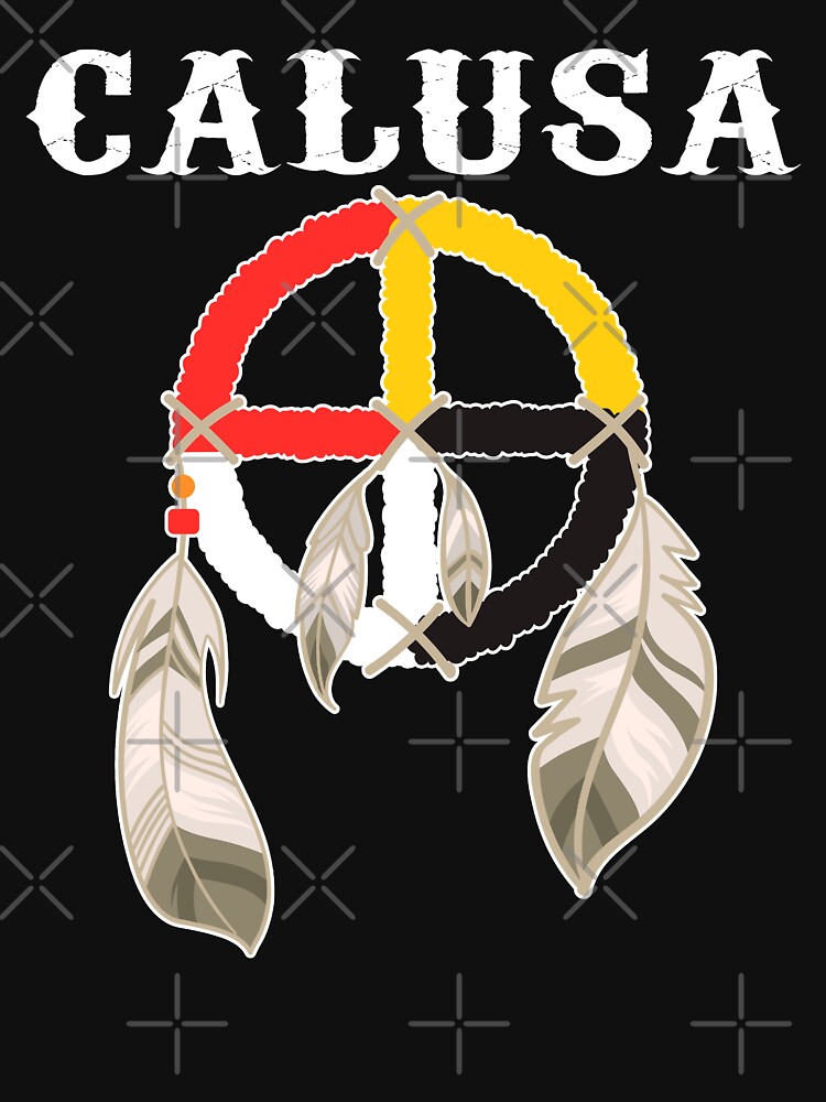 "Calusa Tribe Nation Native Medicine Wheel" T-shirt for Sale by ...