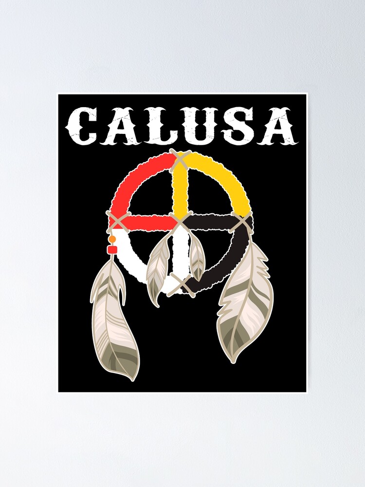 Póster «Rueda de medicina nativa de la nación de la tribu Calusa» de ...