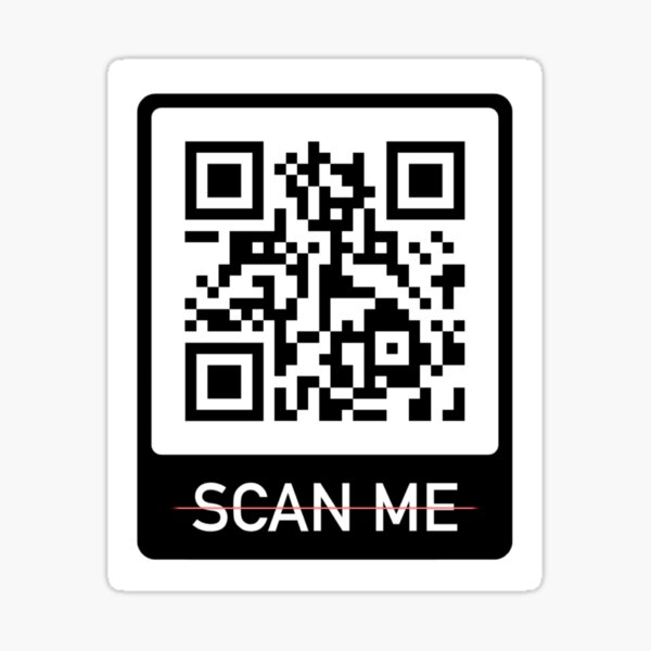 "Calm Down, Rema & Selena Gomez, QR Code" Sticker for Sale by Crafty ...