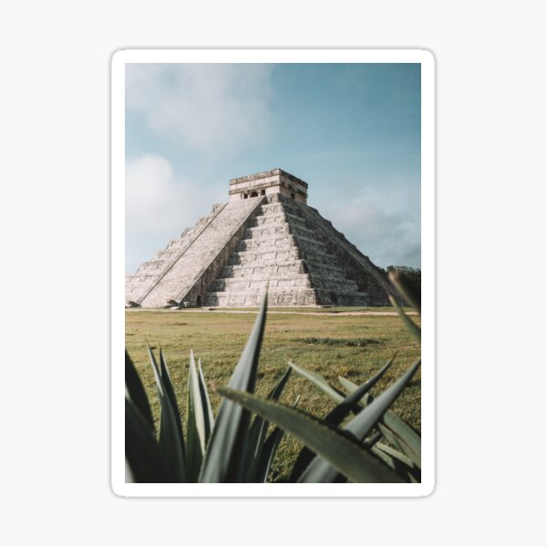 "Mayan Temple Pyramid" Sticker for Sale by posterify | Redbubble
