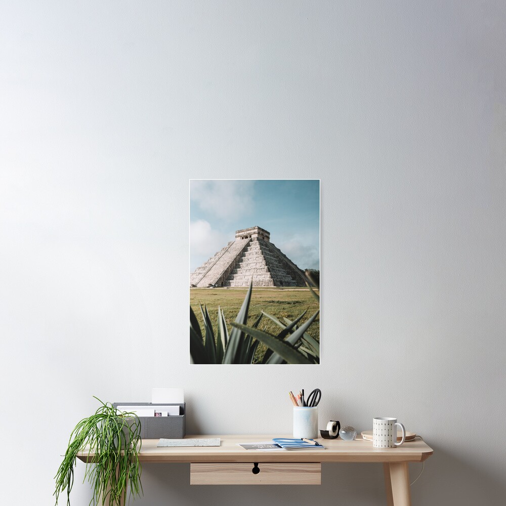 "Mayan Temple Pyramid" Poster for Sale by posterify | Redbubble