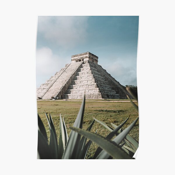 "Mayan Temple Pyramid" Poster for Sale by posterify | Redbubble