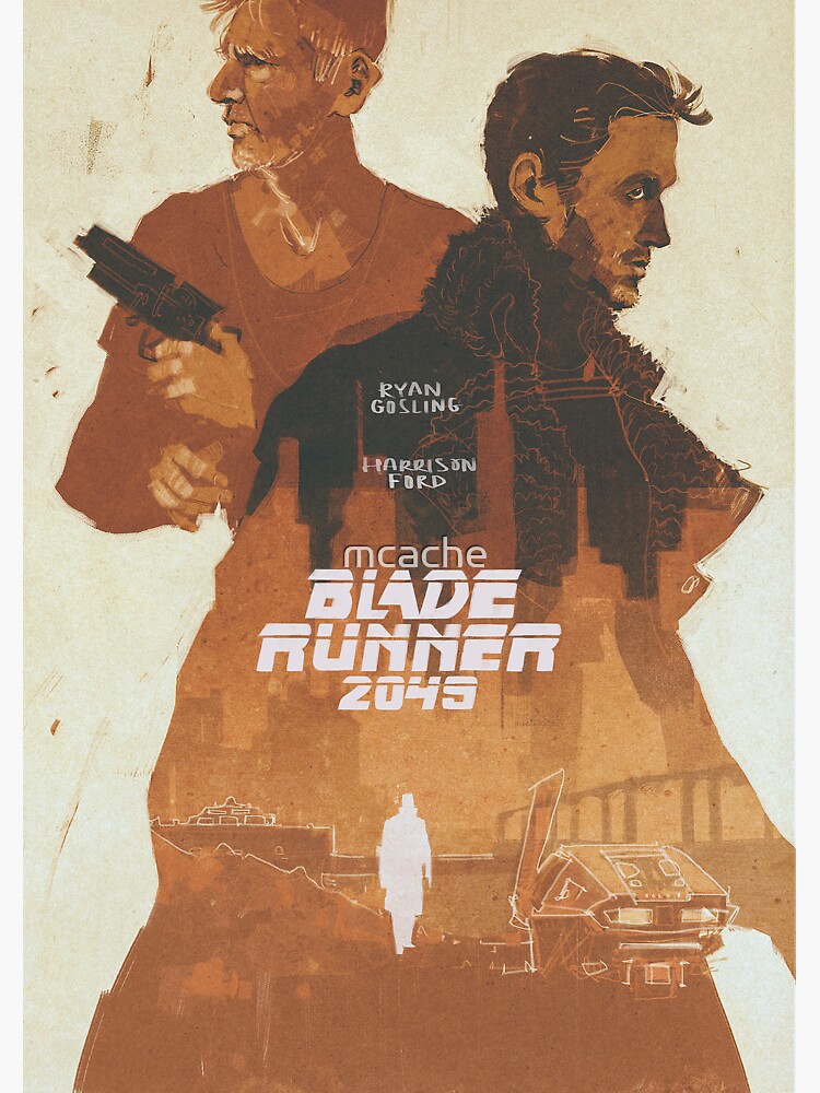 "Blade Runner" Sticker by mcache | Redbubble