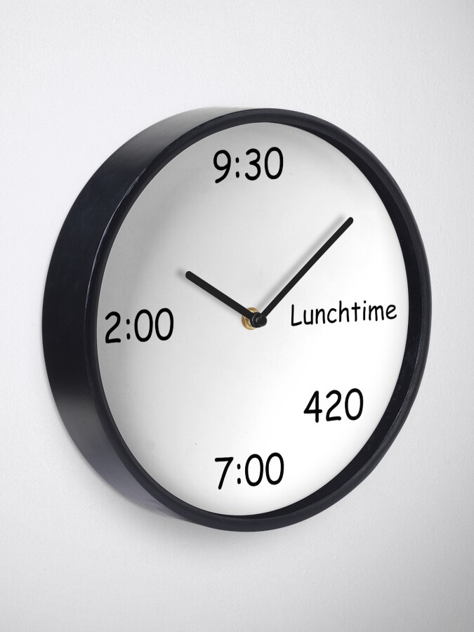 "Griffin Time Clock" Clock for Sale by kitschywitch | Redbubble