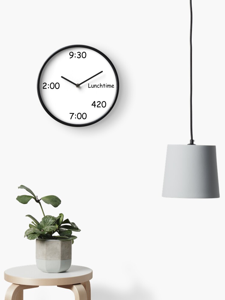 "Griffin Time Clock" Clock for Sale by kitschywitch | Redbubble