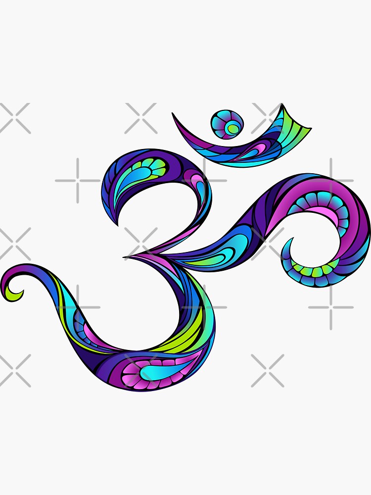 "Om " Sticker for Sale by MahaqTromboo | Redbubble