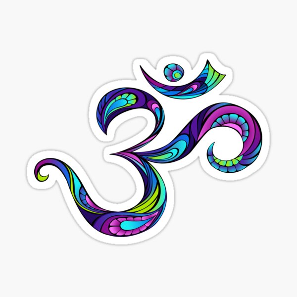 "Om " Sticker for Sale by MahaqTromboo | Redbubble